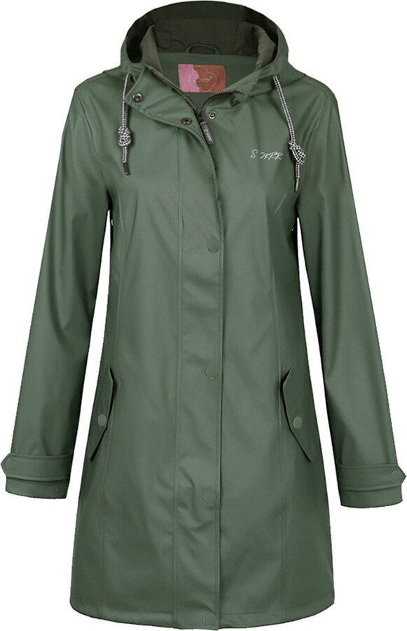 Peter Patter Rain Jacket Women's Waterproof Raincoat Lined Raincoat ...