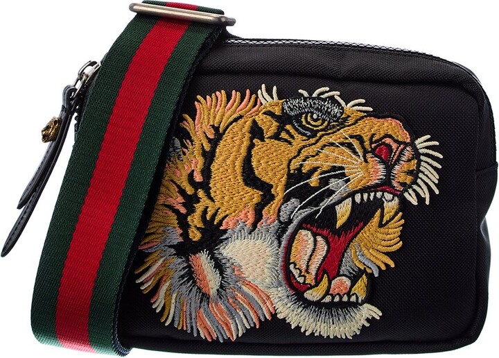 Gucci Canvas Shoulder Bag - ShopStyle