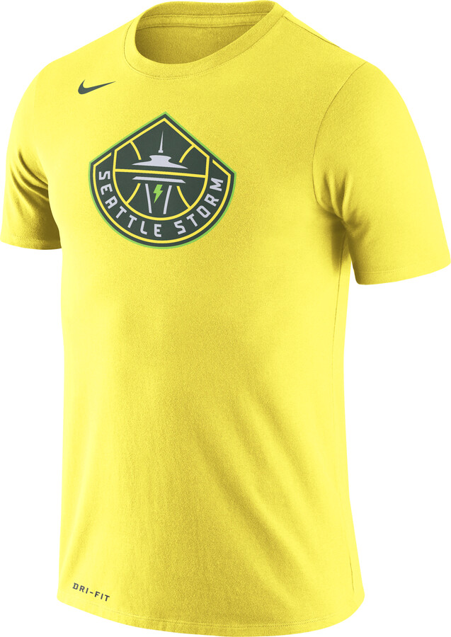 Nike Seattle Storm Logo Men's Dri-FIT WNBA T-Shirt in Yellow - ShopStyle