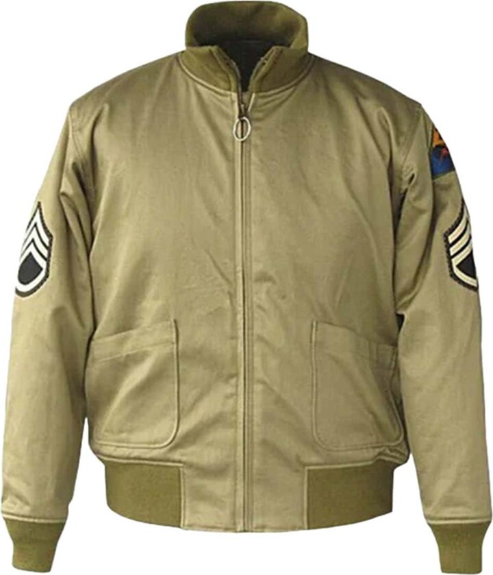 PROMENADE CHIC WW2 Brad Wardaddy Military Tanker US Army Bomber Jacket ...
