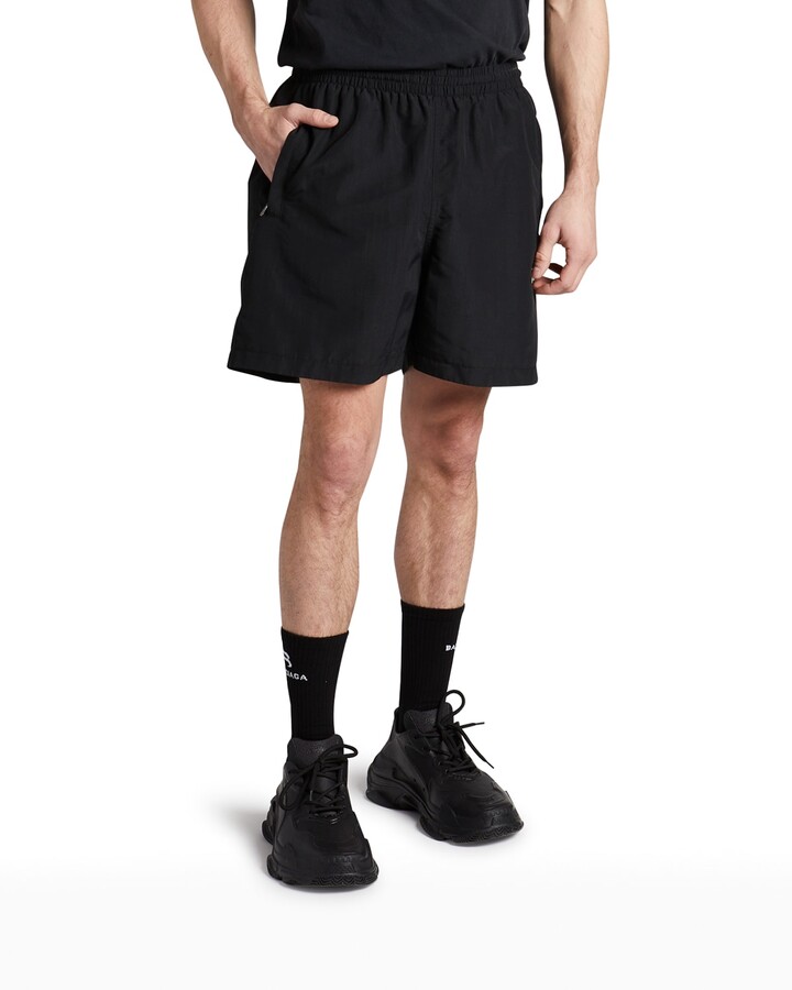 Balenciaga Men's Nylon Track Suit Shorts - ShopStyle