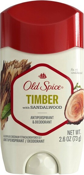 Old Spice Men's Timber with Sandalwood Antiperspirant Deodorant - 2.6oz ...