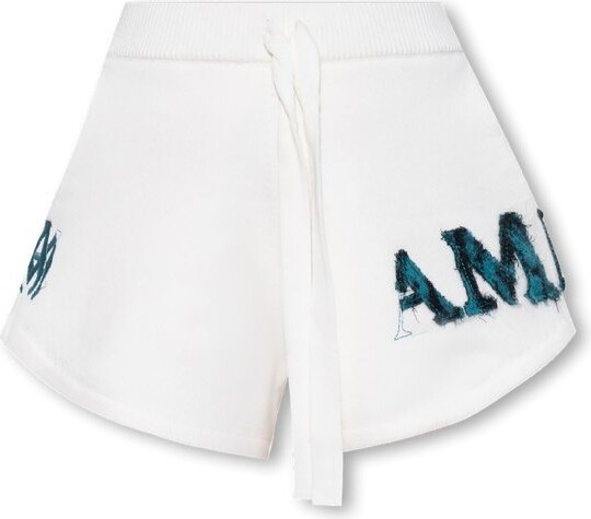 Amiri Logo Patch Drawstring Shorts - ShopStyle