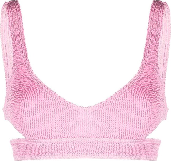 Bondeye Nino Crop square-back top bikini - ShopStyle Two Piece Swimsuits