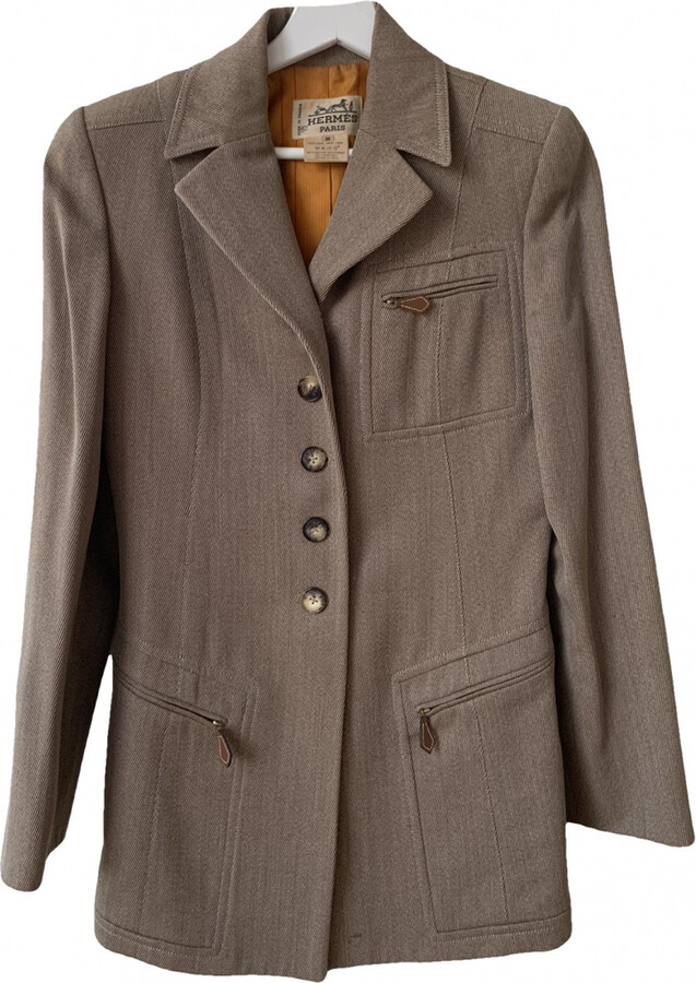 Hermes Wool jacket - ShopStyle