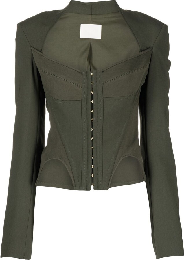 Dion Lee Arched Bustier Jacket - ShopStyle