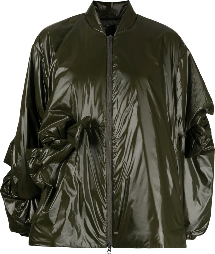 JNBY Bow-Detail Puffer Jacket - ShopStyle