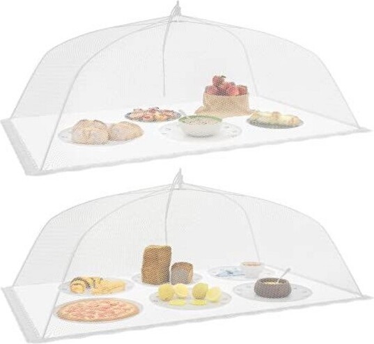 Simply Genius Extra Large Food Tents (2 Pack) 39x24 Pop-Up Food Tents/Food Covers For Outdoors ...