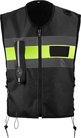YXYECEIPENO Motorcycle Airbag Vest Lightweight Inflatable Air Vest With ...