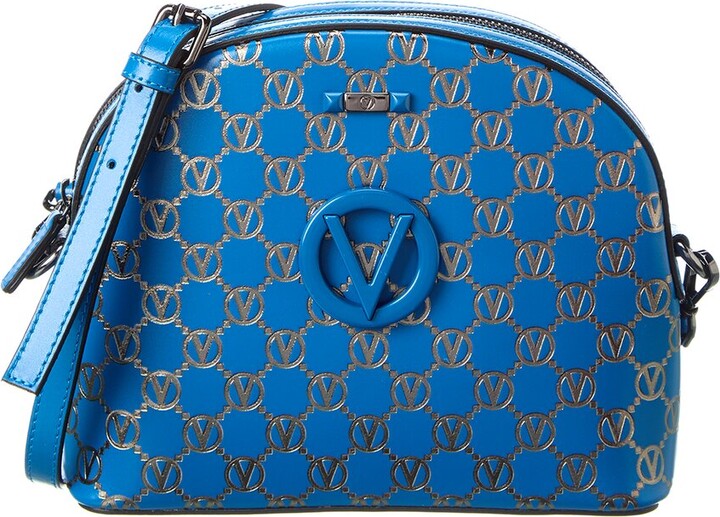 Valentino By Mario Valentino Diana Monogram Leather Crossbody - ShopStyle