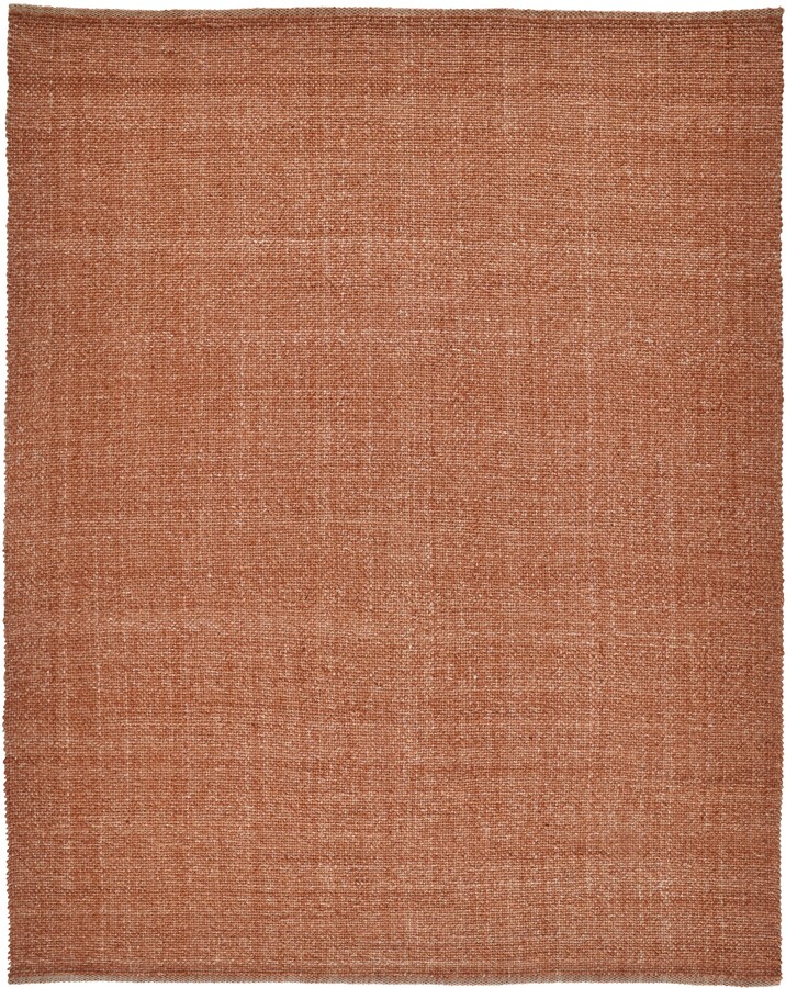Grand Bazaar Siona Space Dyed In/Outdoor Flatweave, Rust Orange, Area ...