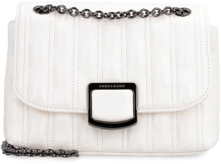 Longchamp Brioche Leather Mini Shoulder Bag - ShopStyle