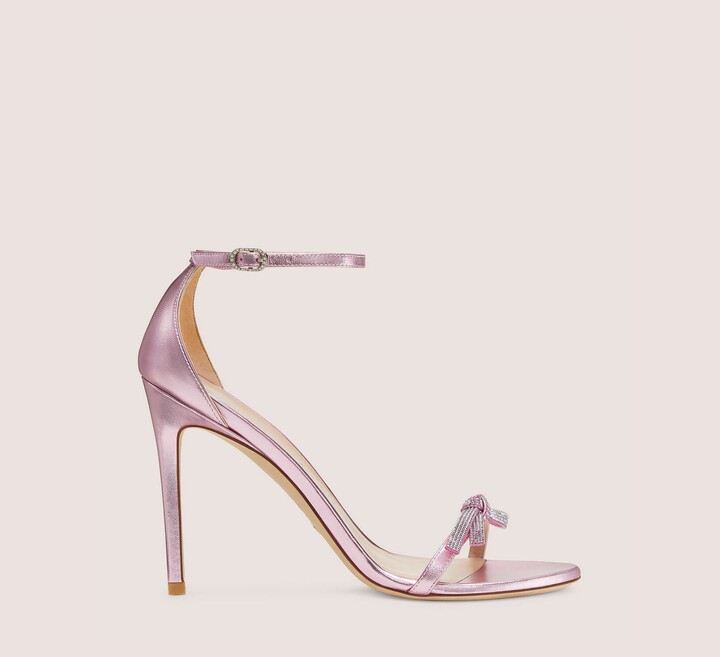 Stuart Weitzman Nudist Sw Bow 100 Sandal - ShopStyle