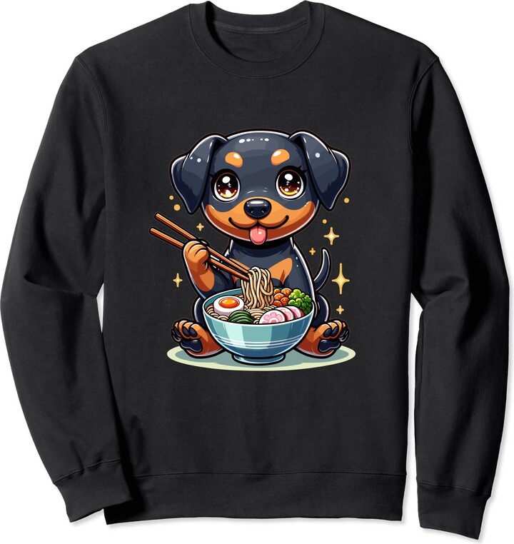 Cute Kawaii Chibi Animals Eating Ramen Co. Cute Japanese Kawaii Chibi ...