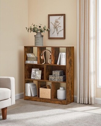 VASAGLE Bookcase, Bookshelf, Freestanding Storage Unit, 8 Open ...
