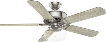 Casablanca Fan 54" Panama 5 - Blade Standard Ceiling Fan with Wall ...