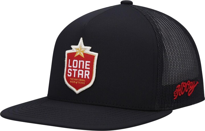 Men's Hooey Black Lone Star Trucker Snapback Hat - ShopStyle