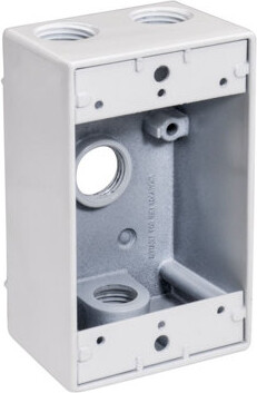 Southwire 4 Hole Single Gang Weatherproof Box - ShopStyle Lighting ...