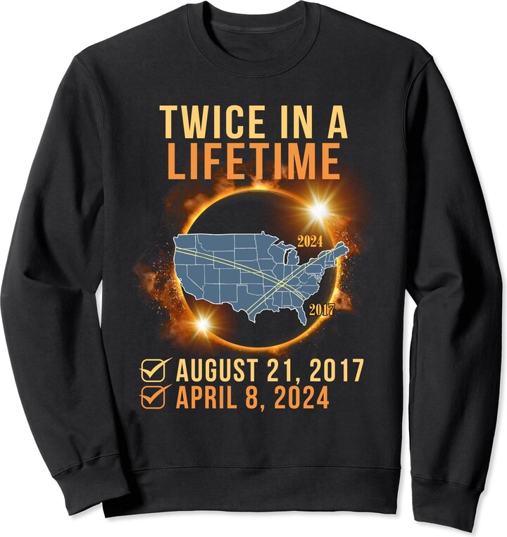 Solar Eclipse April 8 2024 Co. Total Solar Eclipse Clothing Twice in ...