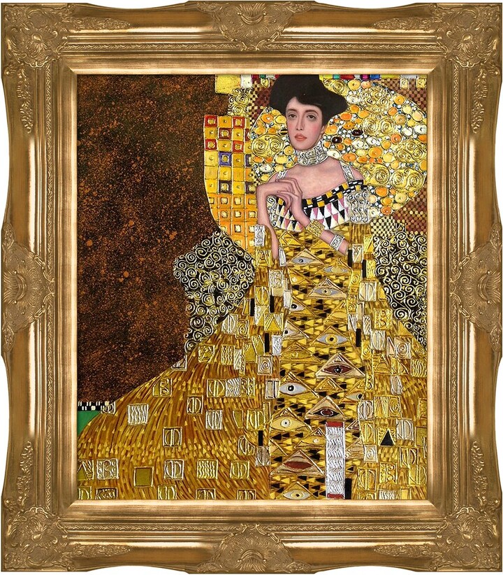 Overstock Art La Pastiche Portrait Of Adele Bloch Bauer I Framed Wall ...