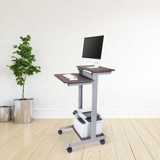 Stand Up Desk Store Rolling Adjustable Height Standing Desk - ShopStyle