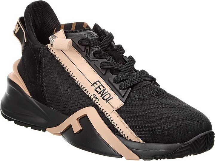 Fendi Flow Nylon & Suede Sneaker - ShopStyle