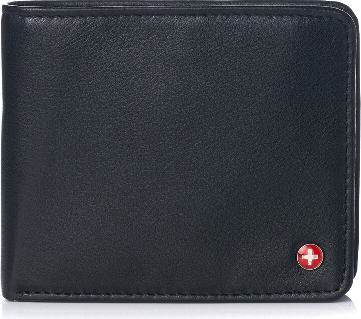 Alpine Swiss RFID Protected Men’s Max Coin Pocket Bifold Wallet with ...