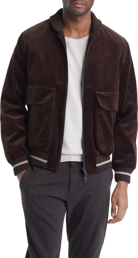 Oliver Spencer Langar Kingsley Corduroy Bomber Jacket - ShopStyle