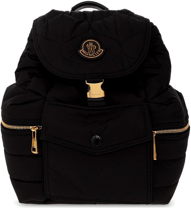 Moncler Logo-Plaque Detail Backpack - ShopStyle