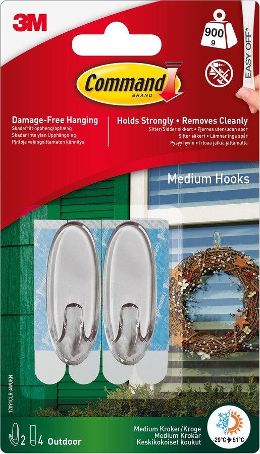 3M Command Command Outdoor Medium Window Hooks - ShopStyle Decor
