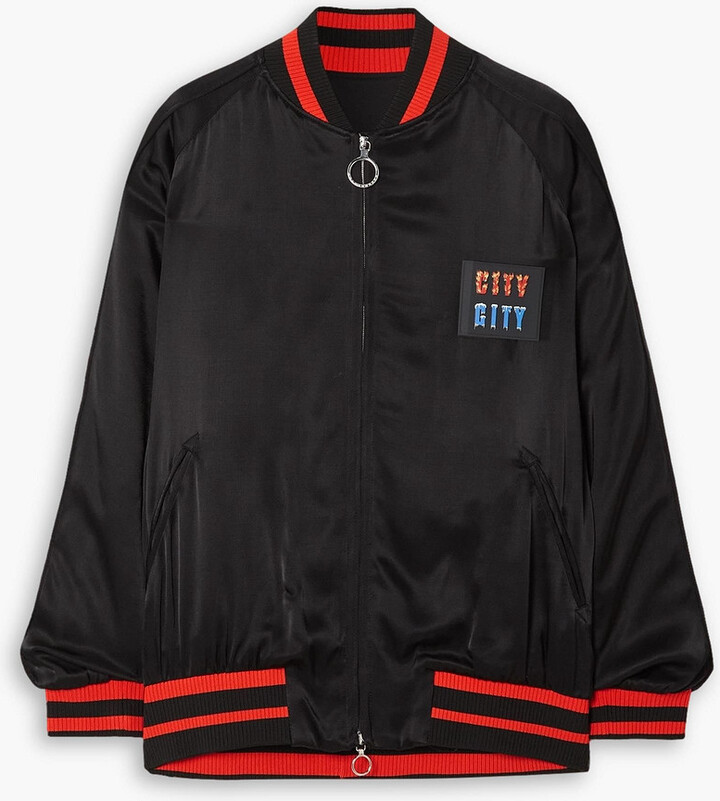 Paco Rabanne Tsunehisa Kimura embroidered shell bomber jacket - ShopStyle