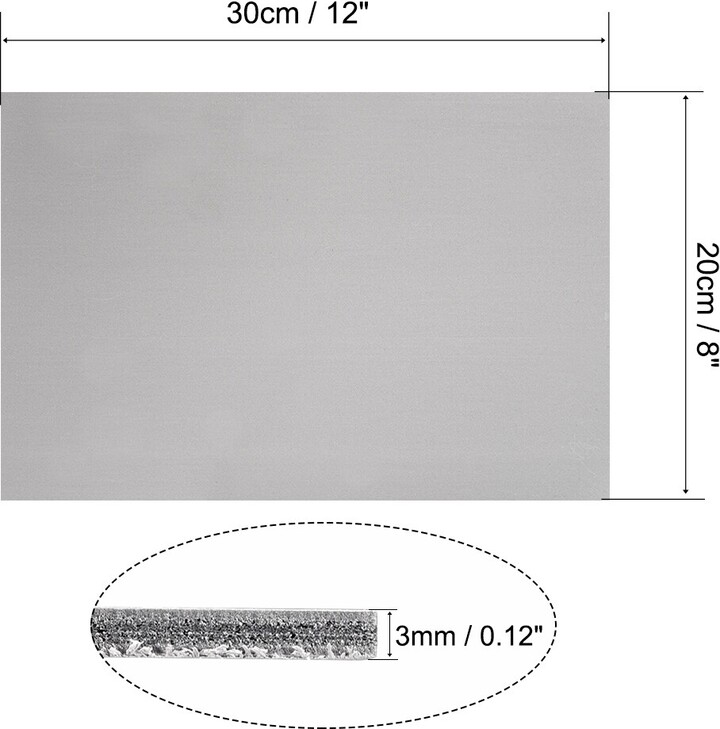 Unique Bargains PVC Foam Board Sheet, Double Sided, Expanded PVC Sheet ...