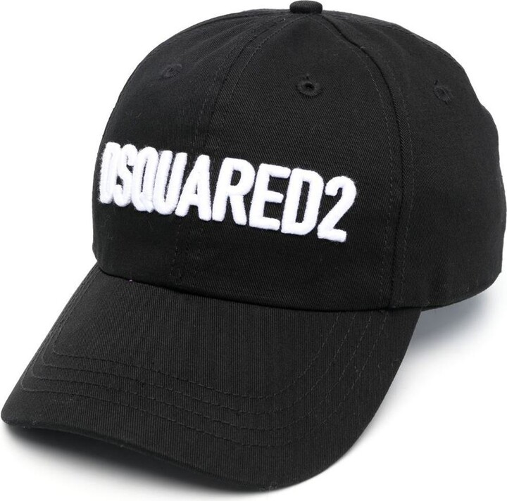 DSQUARED2 Logo-appliqué cap - ShopStyle Hats