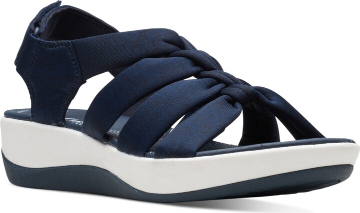 Clarks Women's Cloudsteppers Arla Fern Strappy Slingback Sandals ...