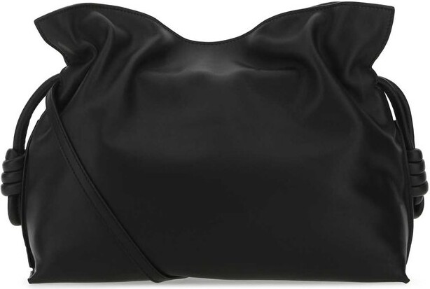 Loewe Flamenco Logo Detailed Drawstring Clutch Bag - ShopStyle