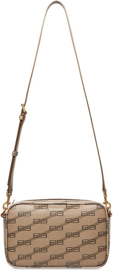 Balenciaga Signature BB-monogram shoulder bag - ShopStyle