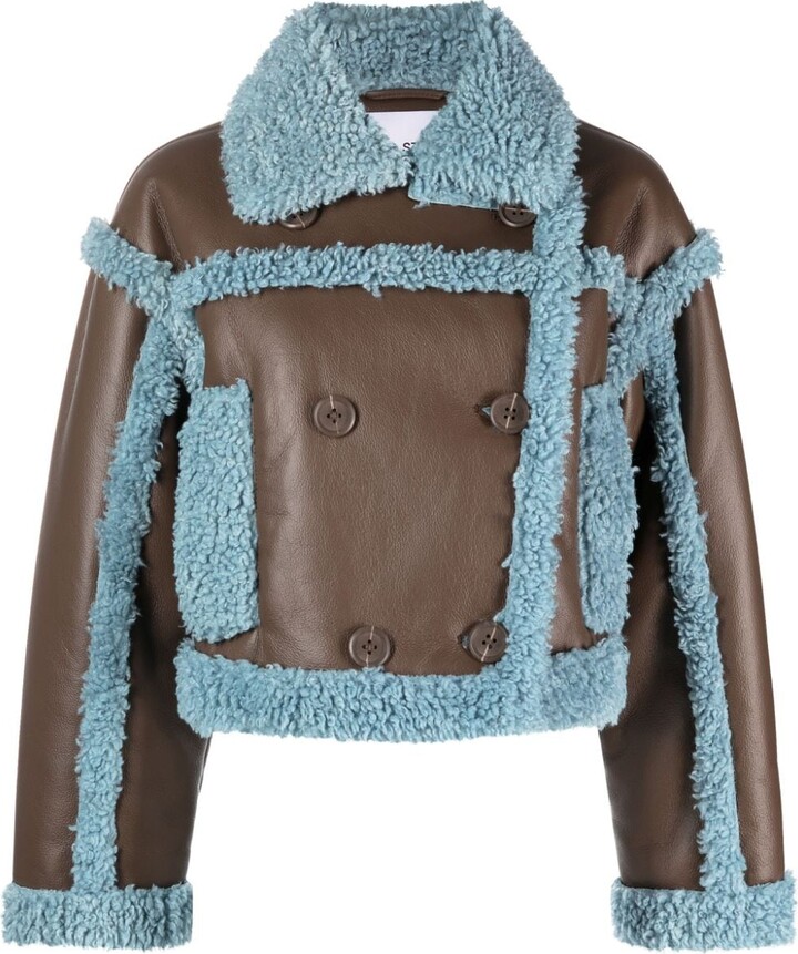 Stand Studio Kristy faux-shearling jacket - ShopStyle Fur & Shearling Coats