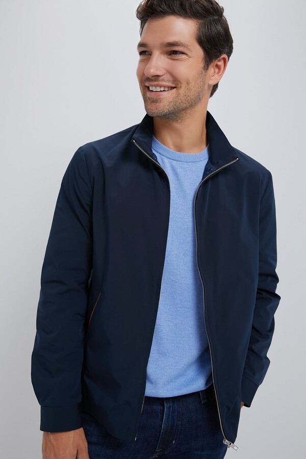 Spruce Navy Blue Stanley Jacket - ShopStyle