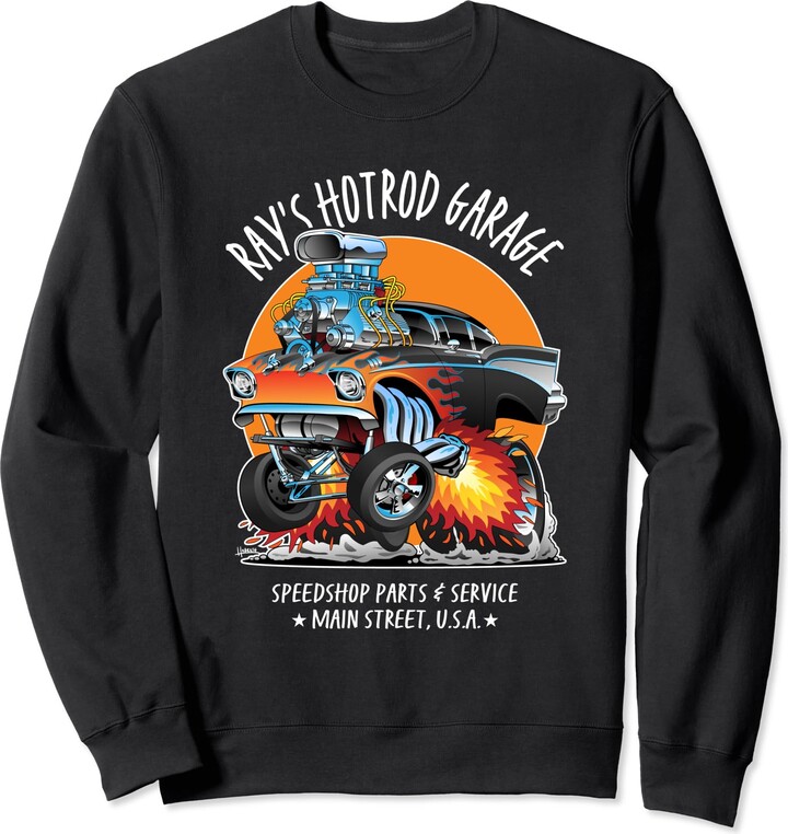 Ray's Garage Designs for the Name Ray Ray's Hotrod Garage Classic Car Ray Design Sweatshirt ...