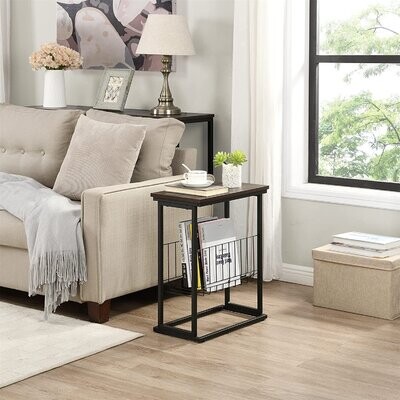 17 Stories Narrow Side Table For Small Spaces Thin End Table With ...