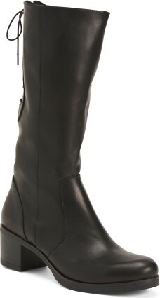 TJMAXX Leather Tall Shaft Boots For Women - ShopStyle