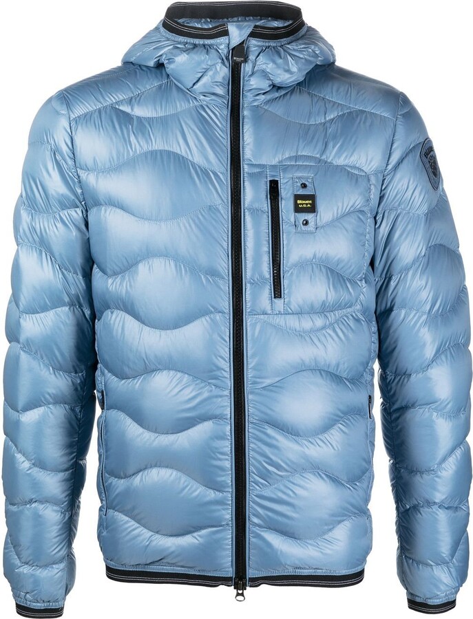 Blauer Hugh Wave-quilted Down Jacket - ShopStyle