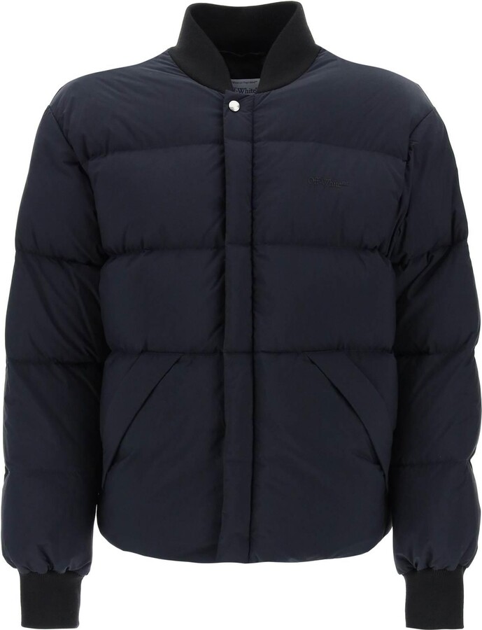 Off-White Arrow short puffer jacket - ShopStyle
