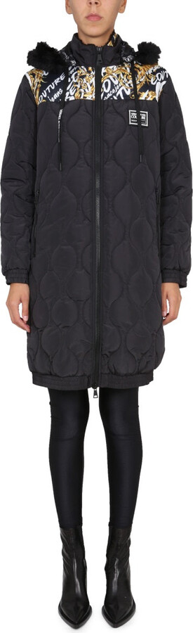 Versace Jeans Couture Baroque Print Coat - ShopStyle