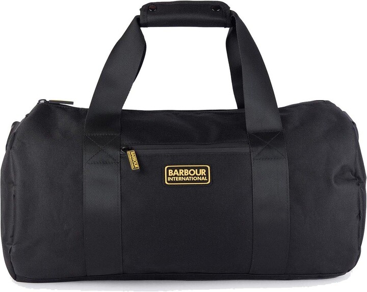 Barbour Logo Patch Duffle Bag - ShopStyle