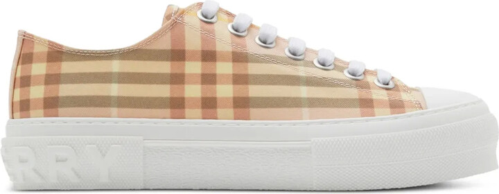 Burberry Checkered Sneakers - ShopStyle