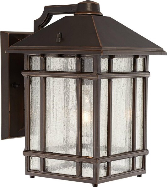 Kathy Ireland Sierra Craftsman Mission Outdoor Wall Light Fixture ...
