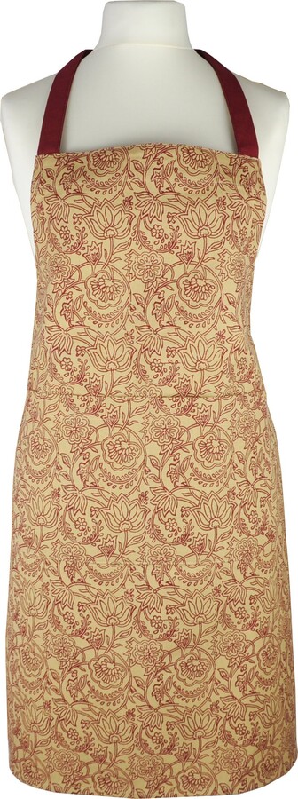 Dunelm Ketak Apron Red/Brown - ShopStyle