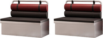 Visual card holder Modern Simple Restaurant Stainless Steel Benches ...