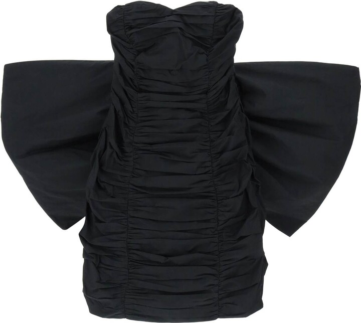 Rotate by Birger Christensen 'catalina' Mini Dress With Maxi Bow ...